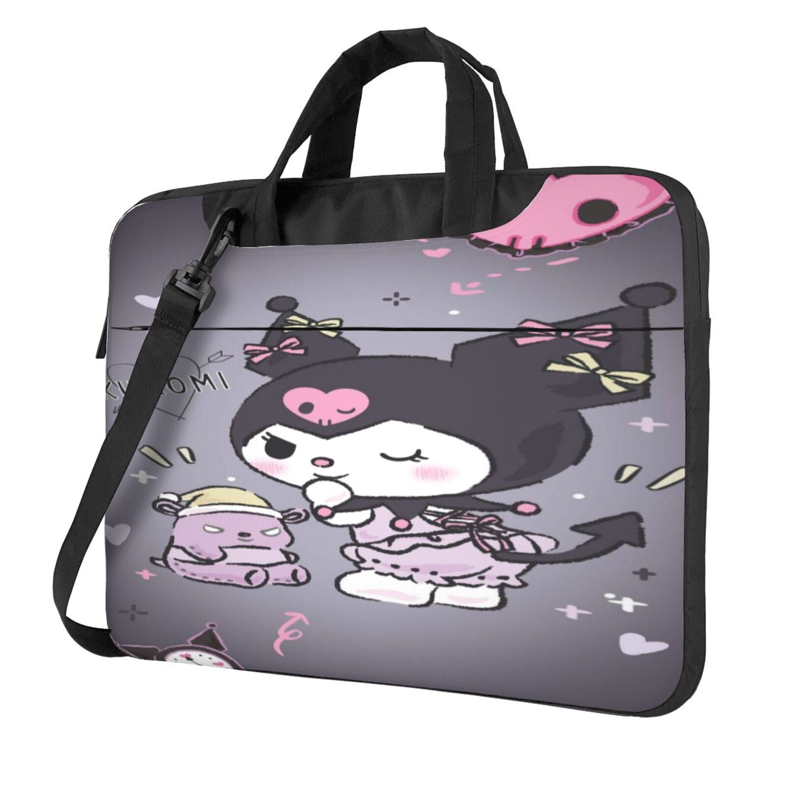Punk Kuromi Laptop Bag Laptop Case Shoulder Laptop Bag with Padded ...