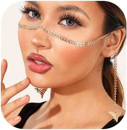 Punk Nose Chain for Women Face Chain with Arrow Cosplay Party Gothic ...