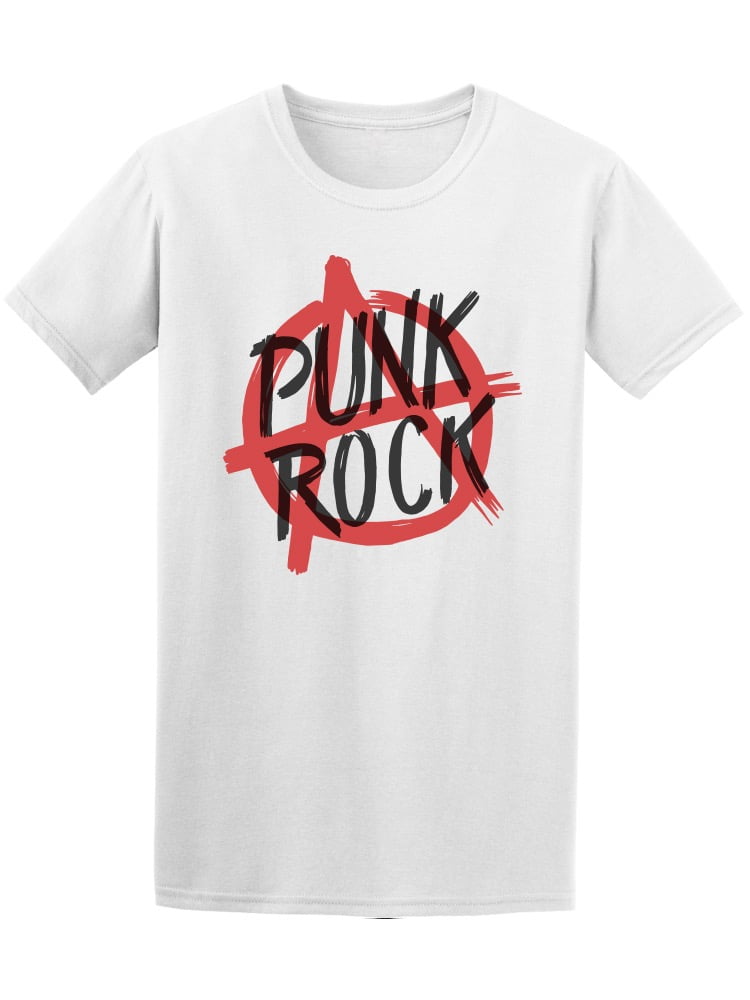 Punk Rock Anarchy Sign T-Shirt Men -Image by Shutterstock, Male x-Large ...