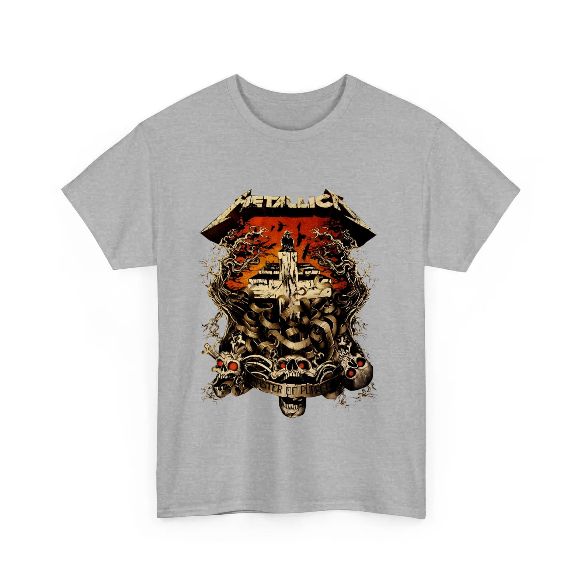 Punk Rock Master of Puppets T-shirts Men's Sizes - Walmart.com