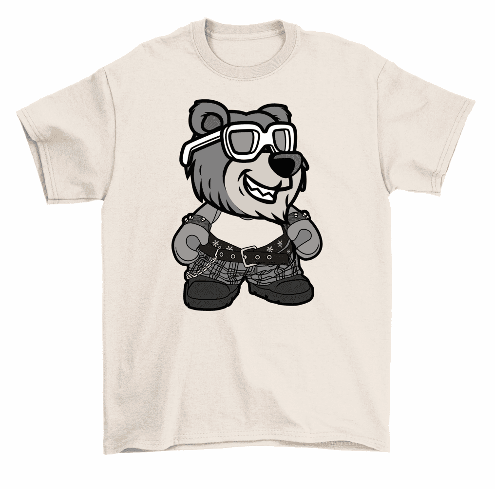 Punk Rock Teddy Bear T-Shirt Men Women Unisex - Walmart.com