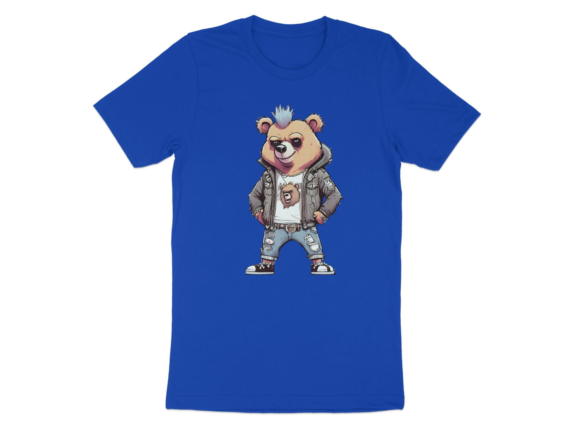 Punk Rocker Rapper Popster Punker Teddy Bear Rap Hip Hop T-Shirt Punk ...