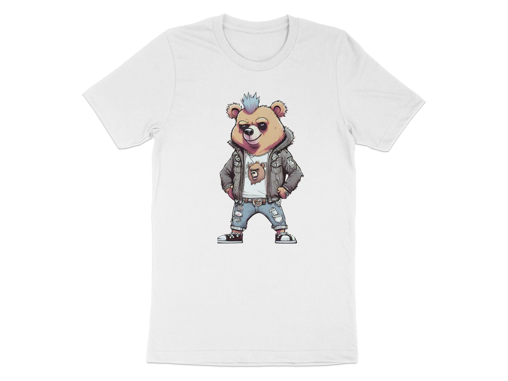 Punk Rocker Rapper Popster Punker Teddy Bear Rap Hip Hop T-Shirt Punk ...