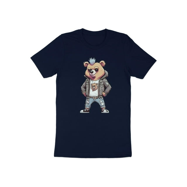 Punk Rocker Rapper Popster Punker Teddy Bear Rap Hip Hop T-Shirt Punk ...