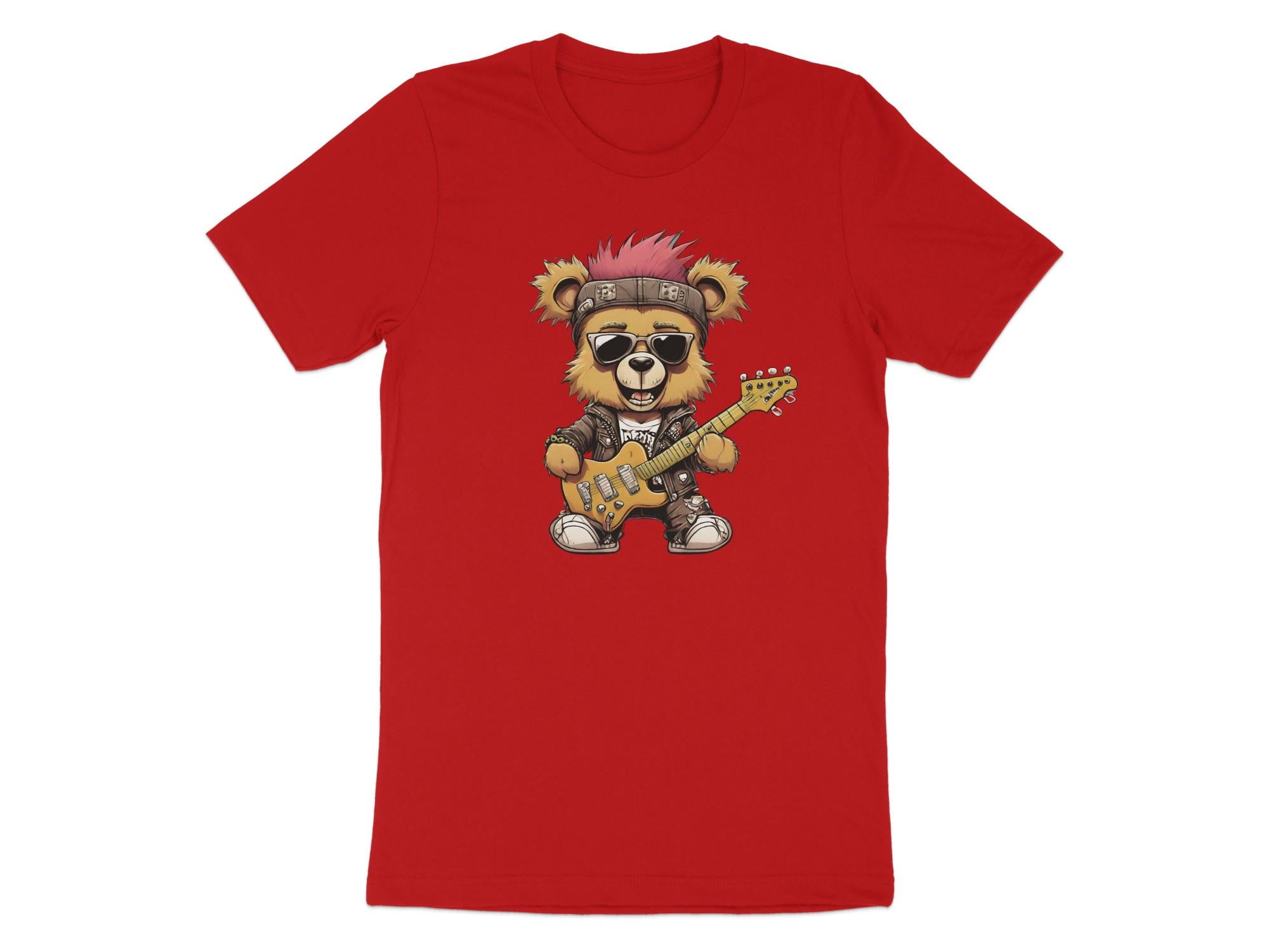 Punk Rocker Rapper Popster Punker Teddy Bear Rap Hip Hop T-Shirt Punk ...