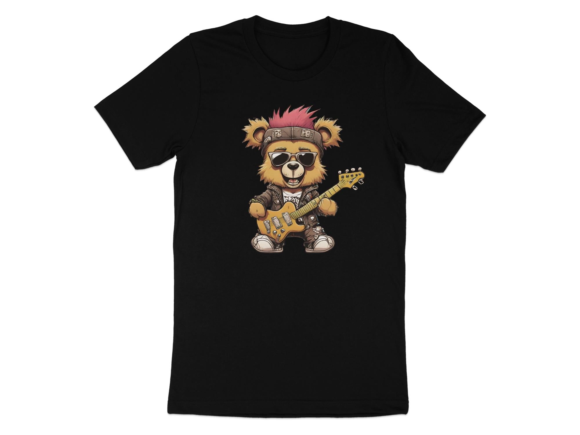Punk Rocker Rapper Popster Punker Teddy Bear Rap Hip Hop T-Shirt Punk ...