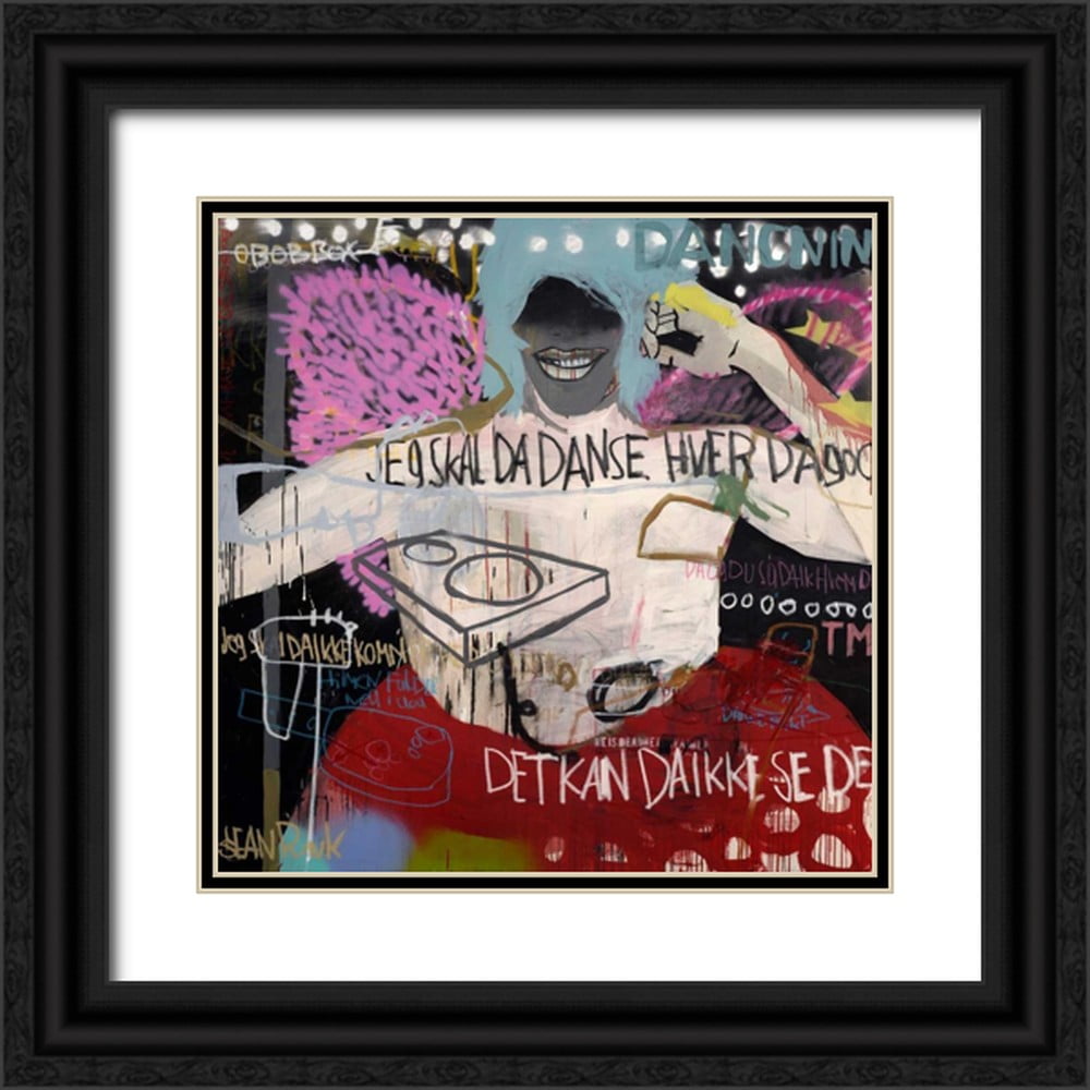 Punk, Sean 12x12 Black Ornate Wood Framed with Double Matting Museum ...