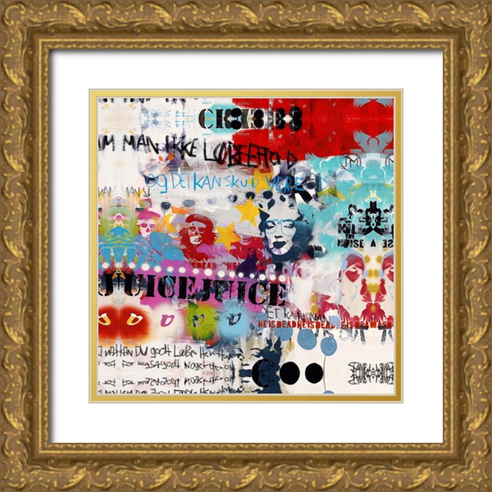 Punk, Sean 12x12 Gold Ornate Wood Framed with Double Matting Museum Art ...