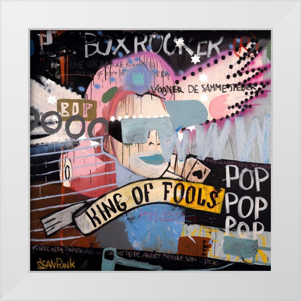 Punk, Sean 12x12 White Modern Wood Framed Museum Art Print Titled ...
