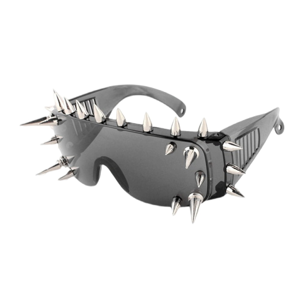 Punk Shades Trendsetters for Vacation Dress Up Oversized Frame Rock ...