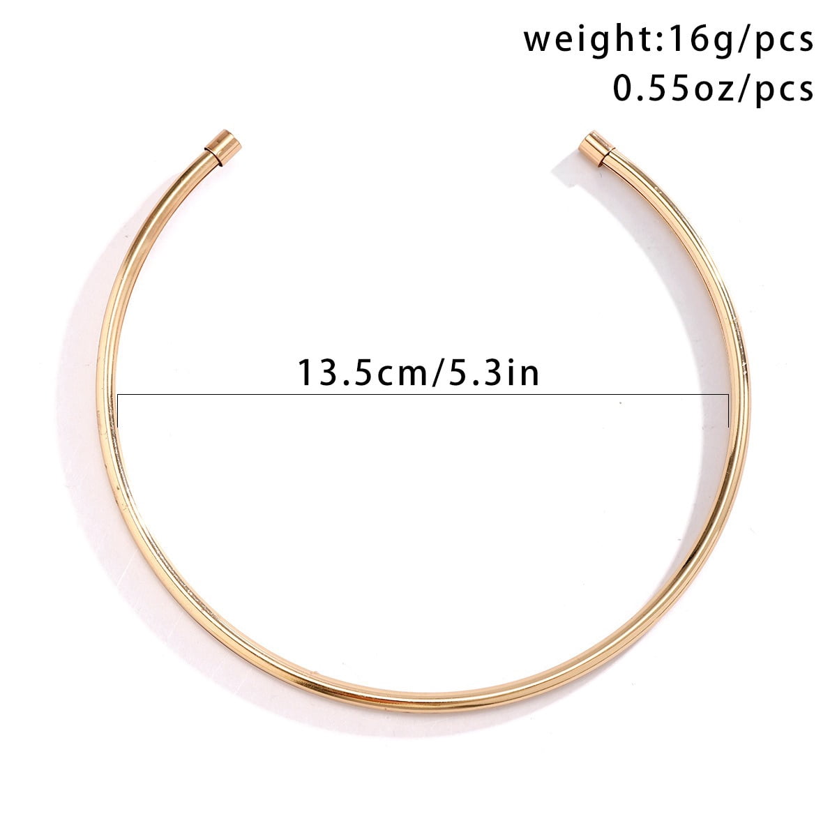 Punk Smooth Ring Cold Wind Collar Collar Chain Simple Choker Collar ...