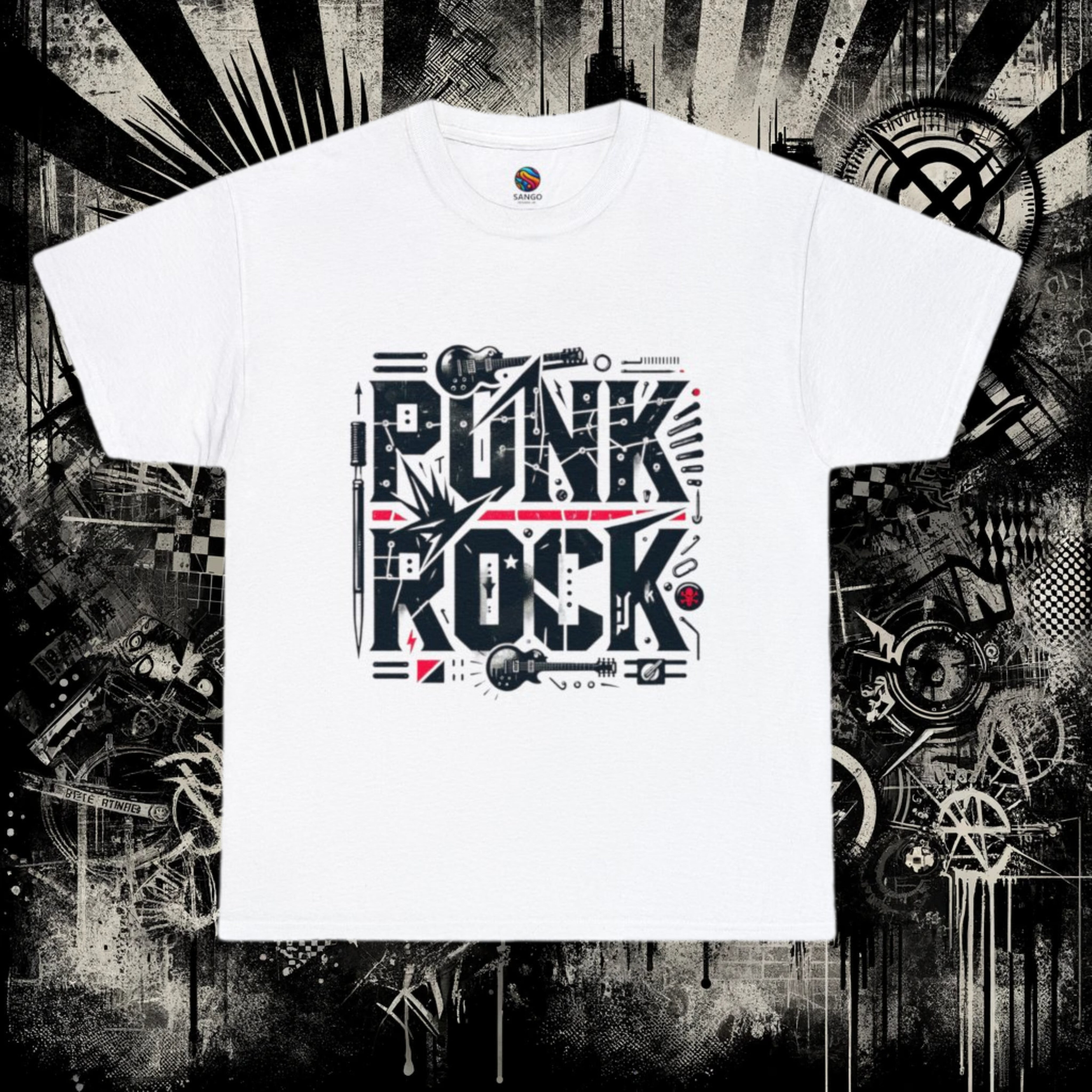 Punk T-Shirt - Unique punk rock design - Available in various colours ...