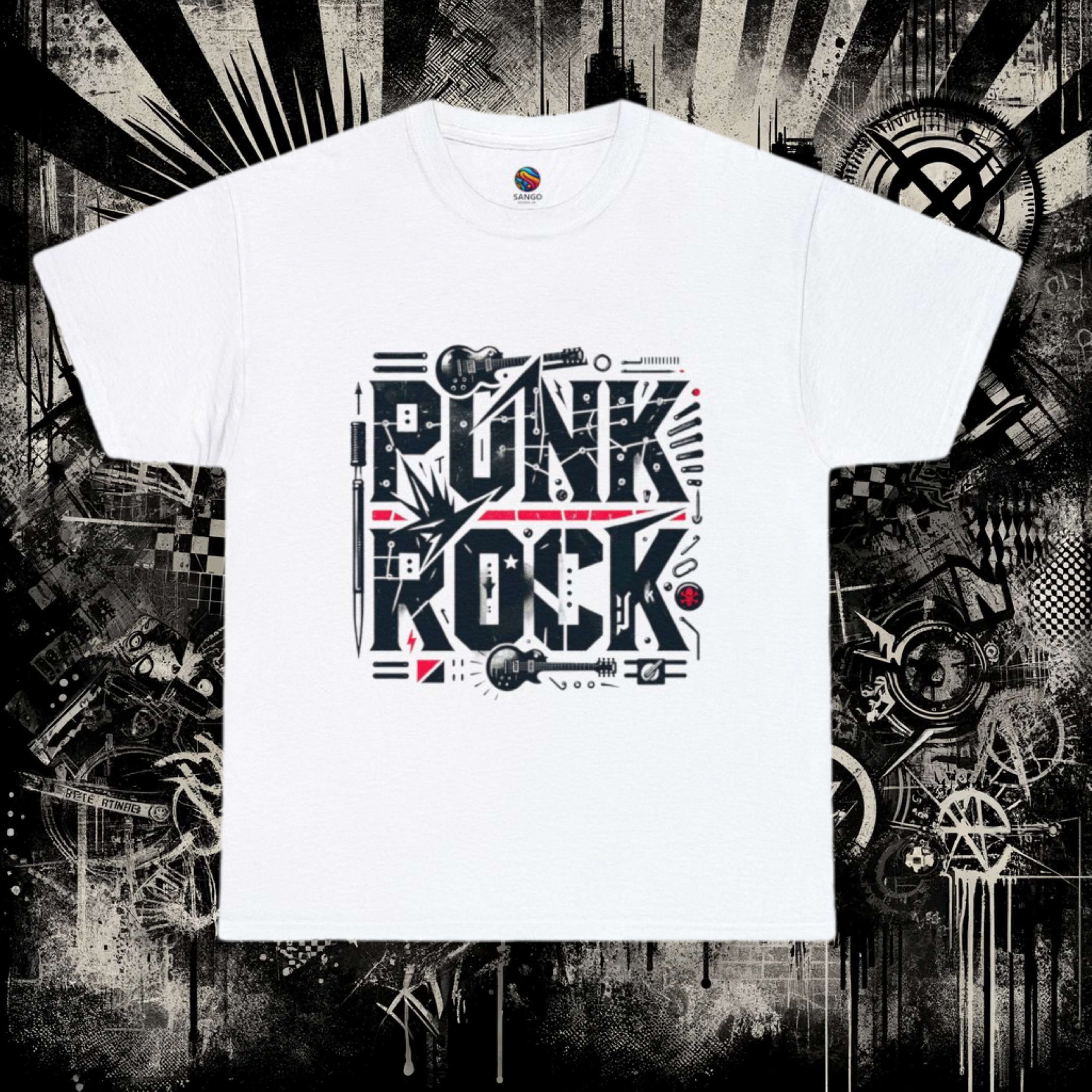 Punk T-Shirt - Unique punk rock design - Available in various colours ...