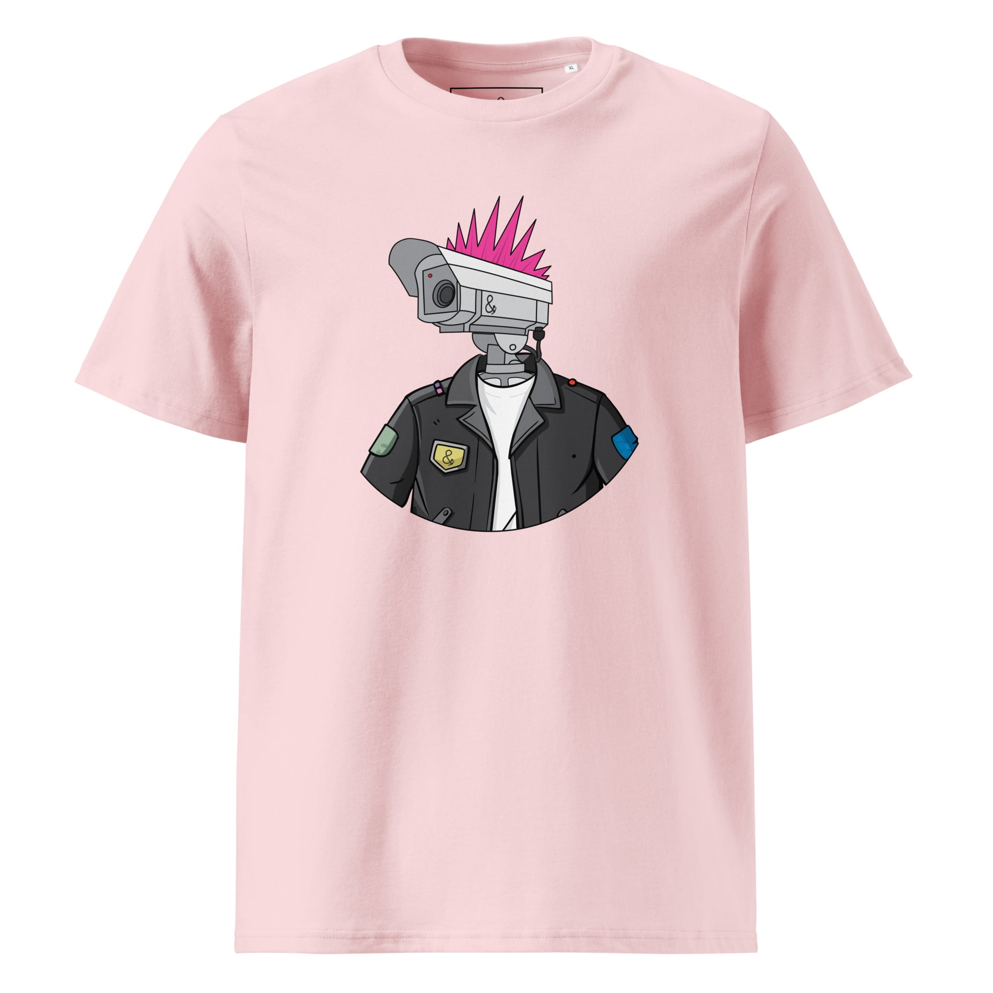 Punk x CCTV Organic Cotton T-Shirt Cotton Pink - Large - Walmart.com