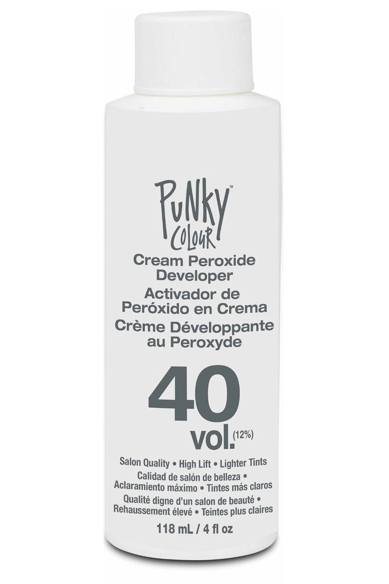 Punky Colour Cream 40 Vol High Lift Peroxide Developer - 4 oz - Pack of ...