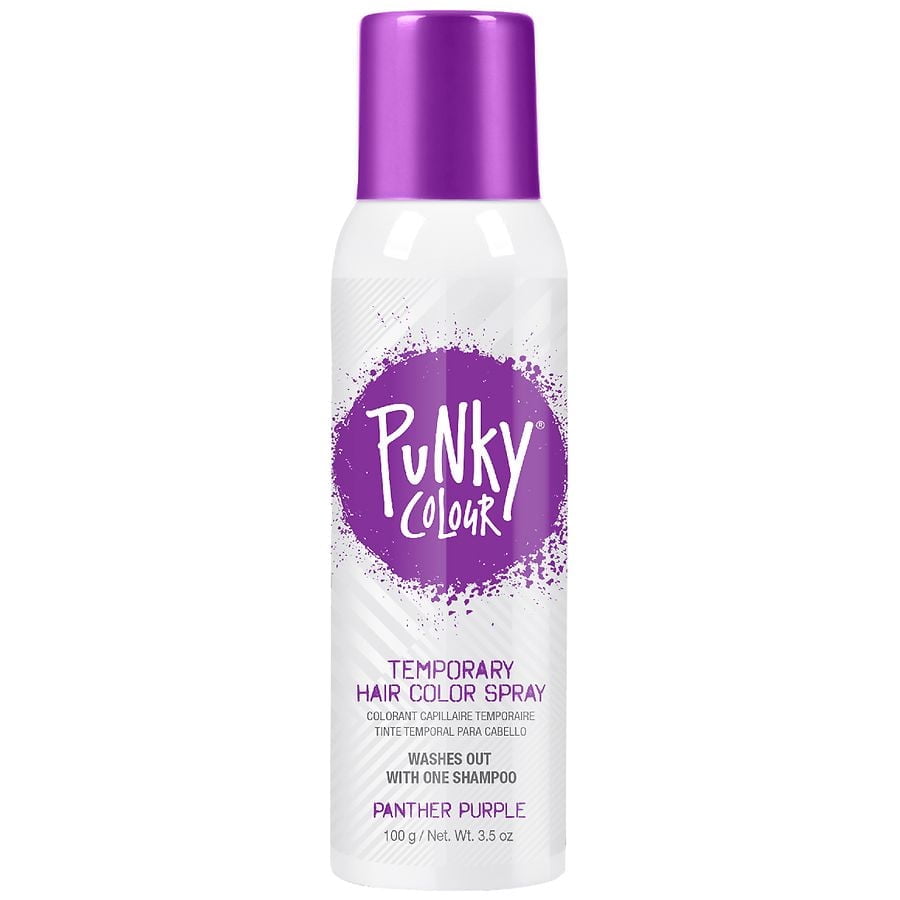 Punky Colour Temporary Hair Color Spray, Panther Purple 3.5 oz ...
