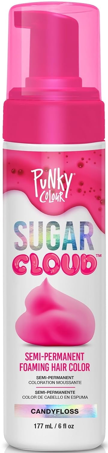 Punky Sugar Cloud Foam Hair Dye, 6 fl oz, Pink CandyFloss - Walmart.com