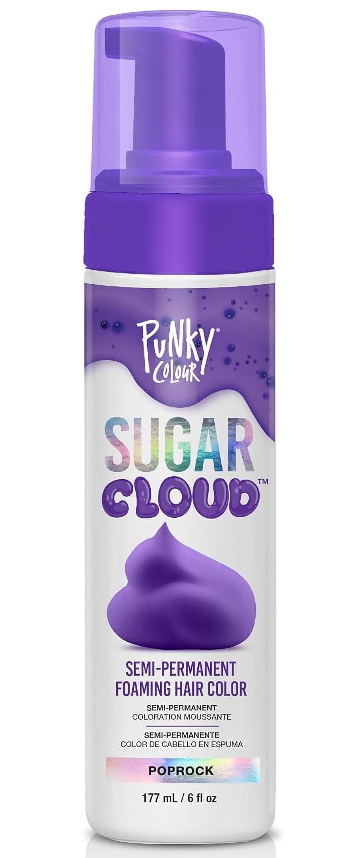 Punky Colour, Semi-Permanent Hair Dye, 6 fl oz, Purple Cloud Foam ...