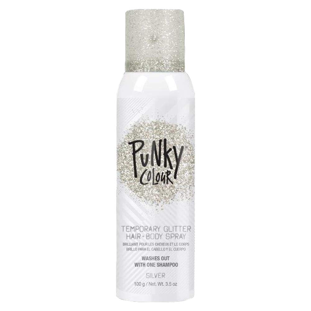 Punky Temporary Hair and Body Glitter Color Spray, Travel Spray ...