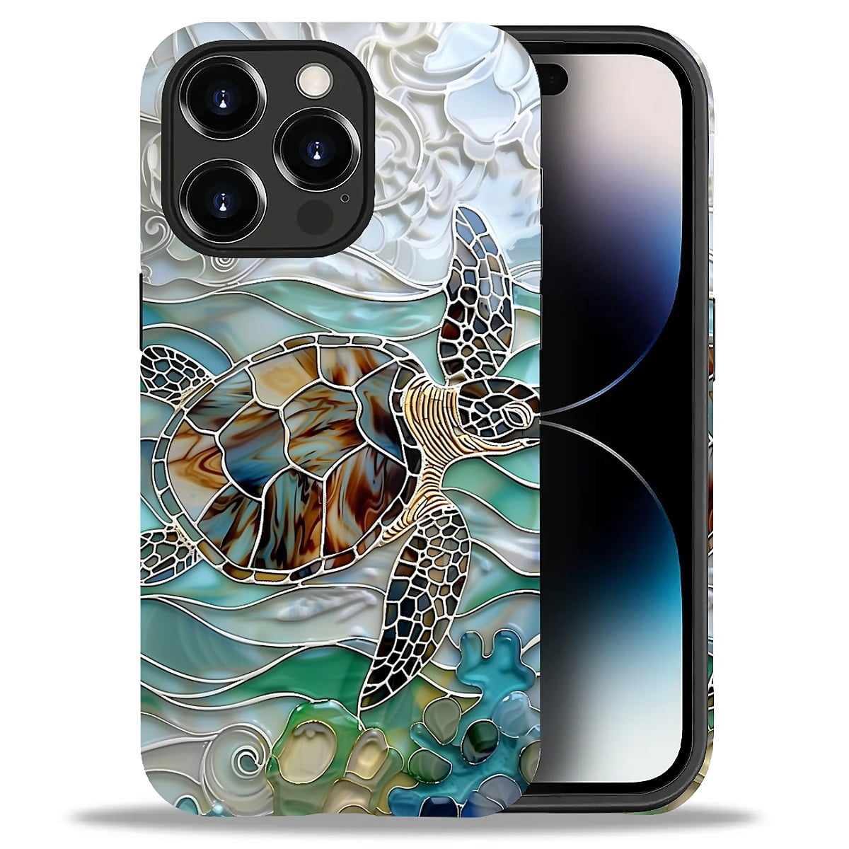 Punmada Compatible with iPhone 14 Pro Glossy Case For Girl Boy Full ...
