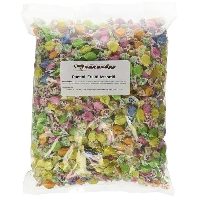 Puntini Italian Jujubes Frutti Assortiti 2lb (SUGAR) - Walmart.com