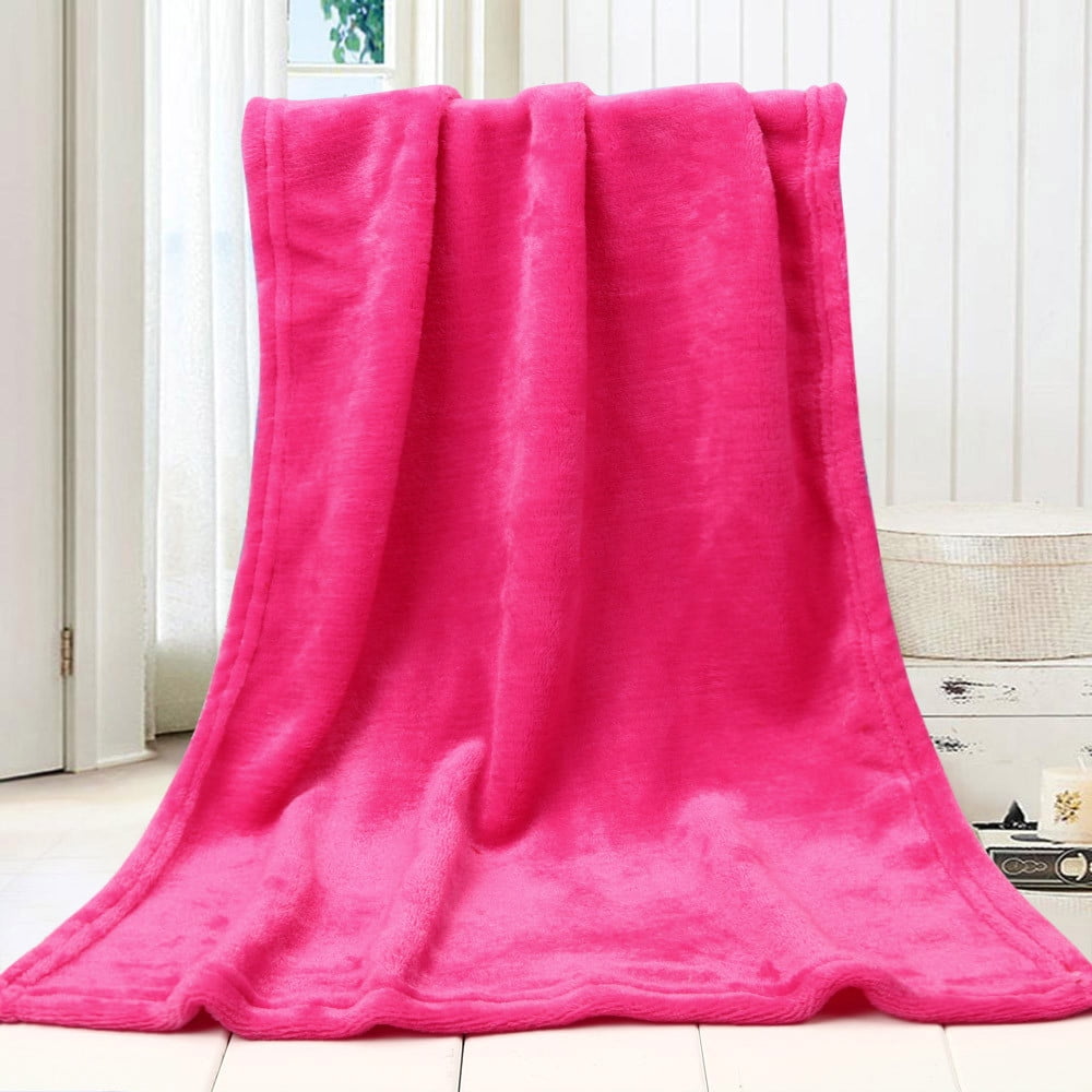 Puntoco Clearance 17.71 x 25.59 inch Solid Soft Throw Kids Blanket Warm ...