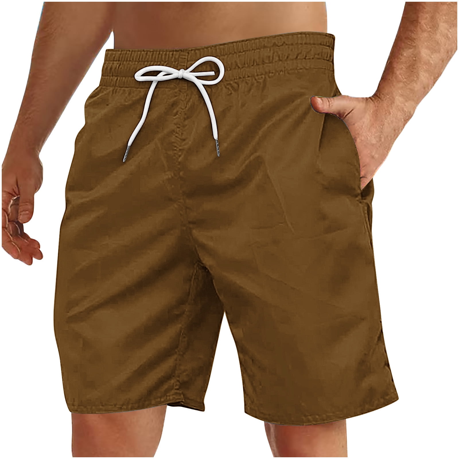 Puntoco Mens Swim Trunks Long, Quick Dry Mens Boardshorts,Inseam Mens ...