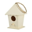 2 Way Mirrored Wooden Bird House, See Through, Suction Cup Window ...