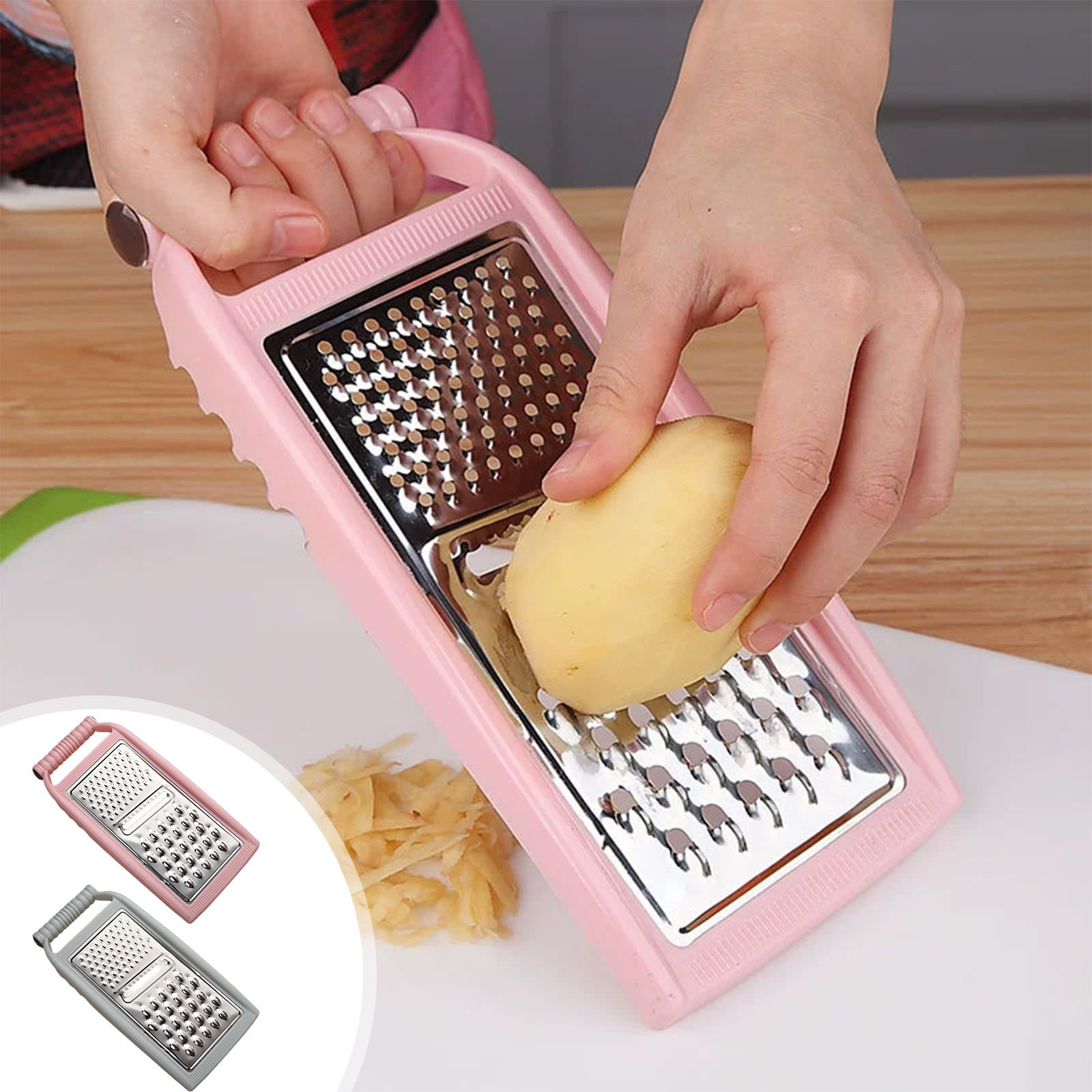 Puntoco Stainless Steel Vegetable Cutter Household Multifunctional 3-in ...