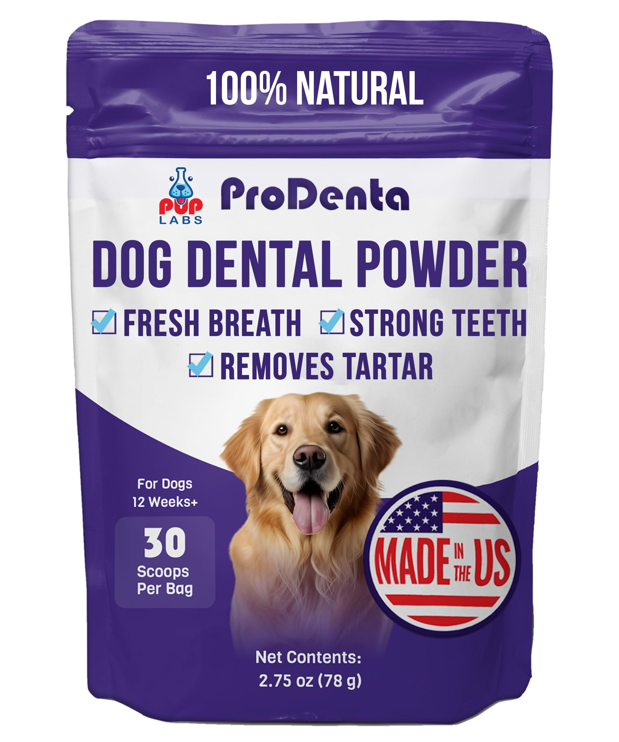 Pup Labs ProDenta, All-Natural DHF10 Dog Breath Freshener, Easy-to-Use ...