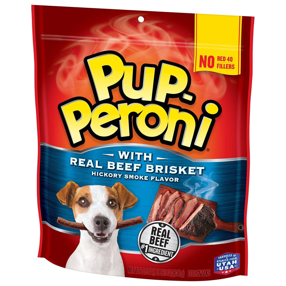 Pup-Peroni Beef Brisket Flavor Dog Treats, 22.5 oz. - Walmart.com