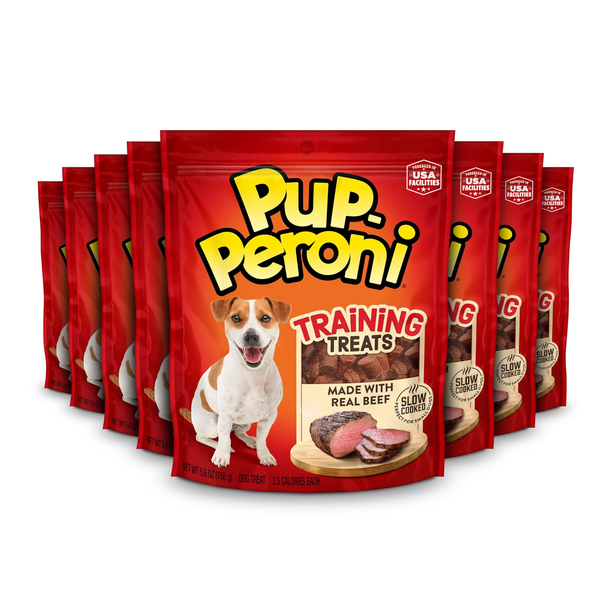 Pup-Peroni Training DogEGSC Treats, Original Beef Flavor, 5.6 Ounce (Pack of 8), Made with Real ...