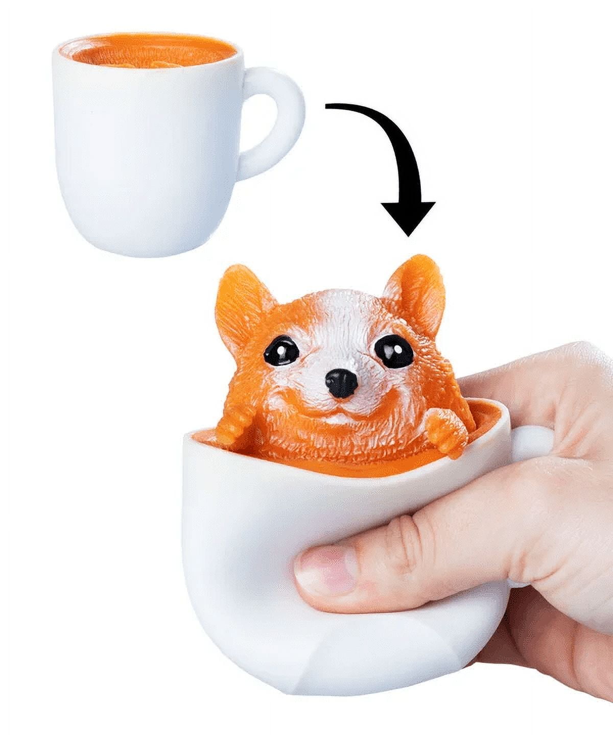 Pup in a Cup- A squishy silicone cup that contains a pop-up pup (Random Style) - Walmart.com