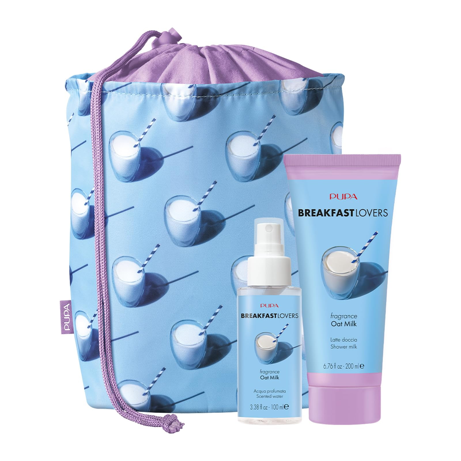Pupa Milano Breakfast Lovers SAF21 Set, Oat Milk, 3 Pc - Shower Milk ...