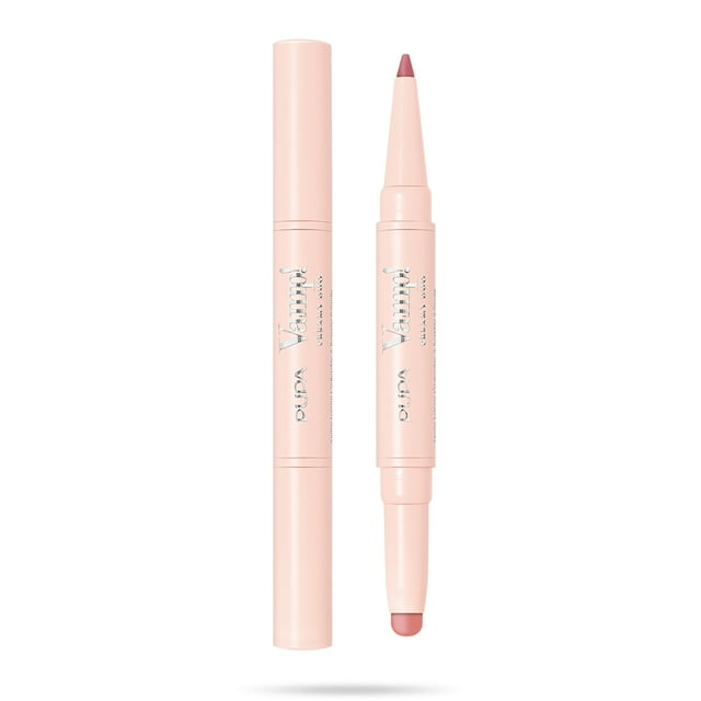 Pupa Milano Vamp! Creamy Lipstick and Lip Pencil Duo, 004 Light Rose, 1 ...
