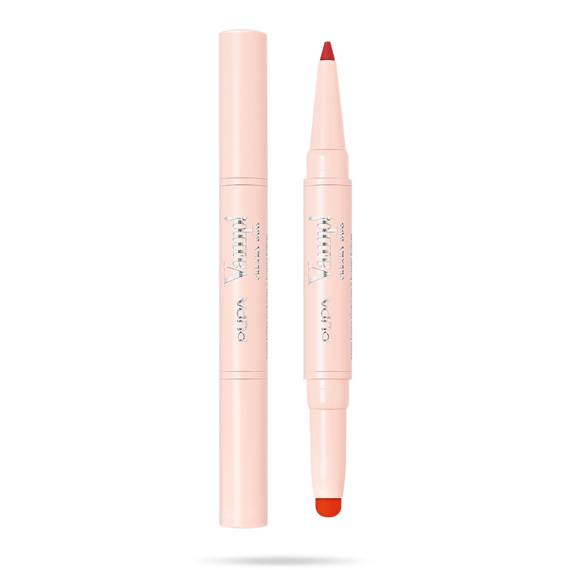 Pupa Milano Vamp! Creamy Lipstick and Lip Pencil Duo, 011 Orange Red, 1 ...