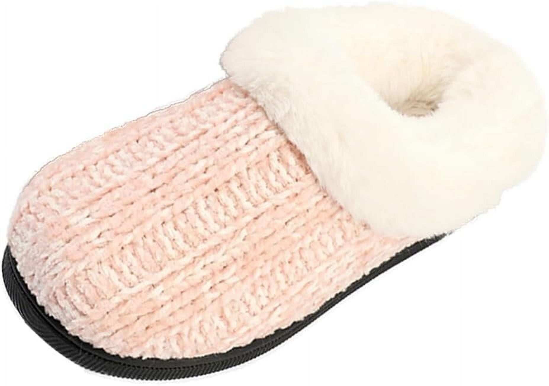 Pupeez Kid's Girl Memory Foam Comfort Plush Fleece Lined House Slipper ...
