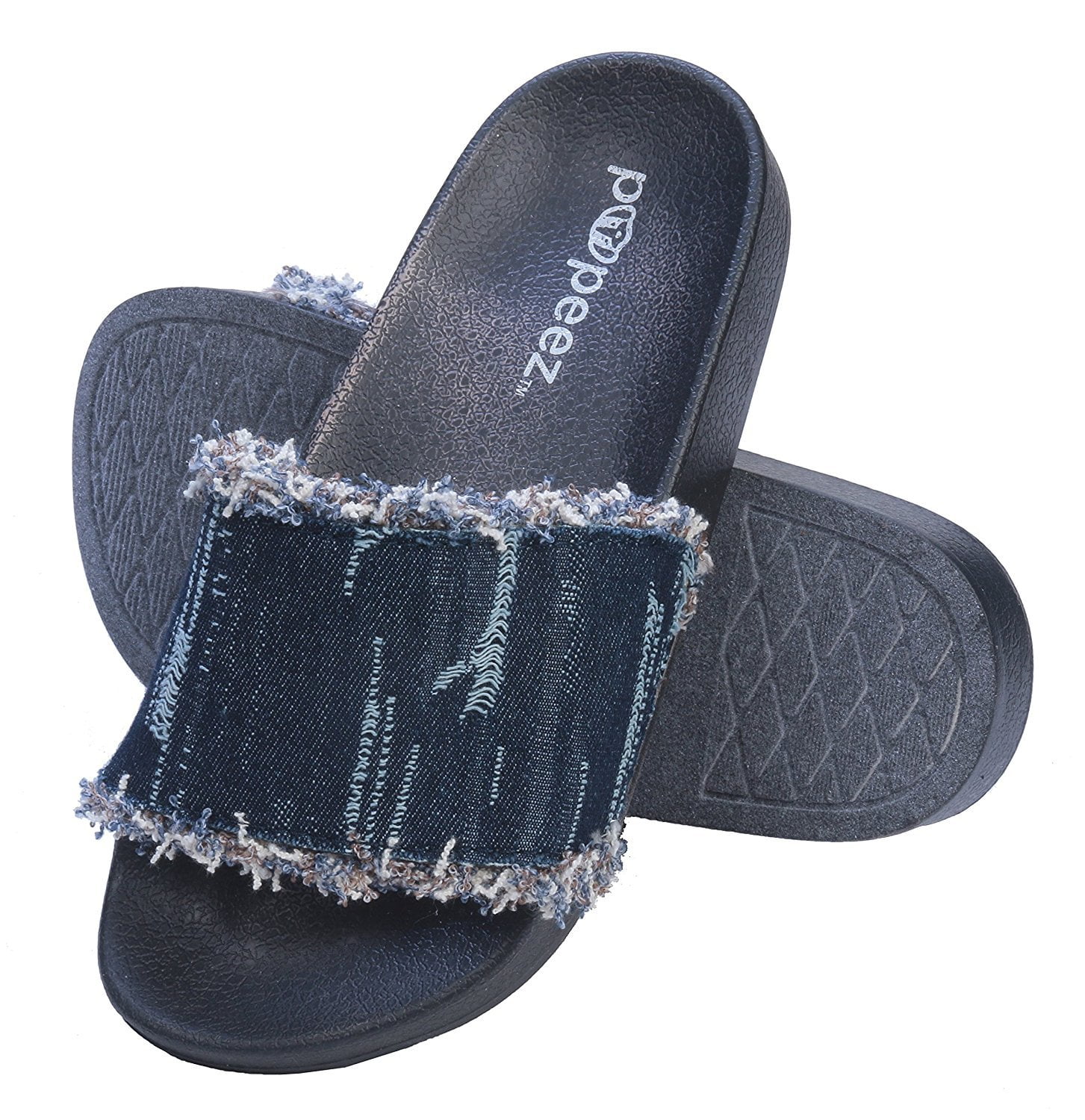 Pupeez Kids Danim Color Open Toe Slipe Slippers - Walmart.com