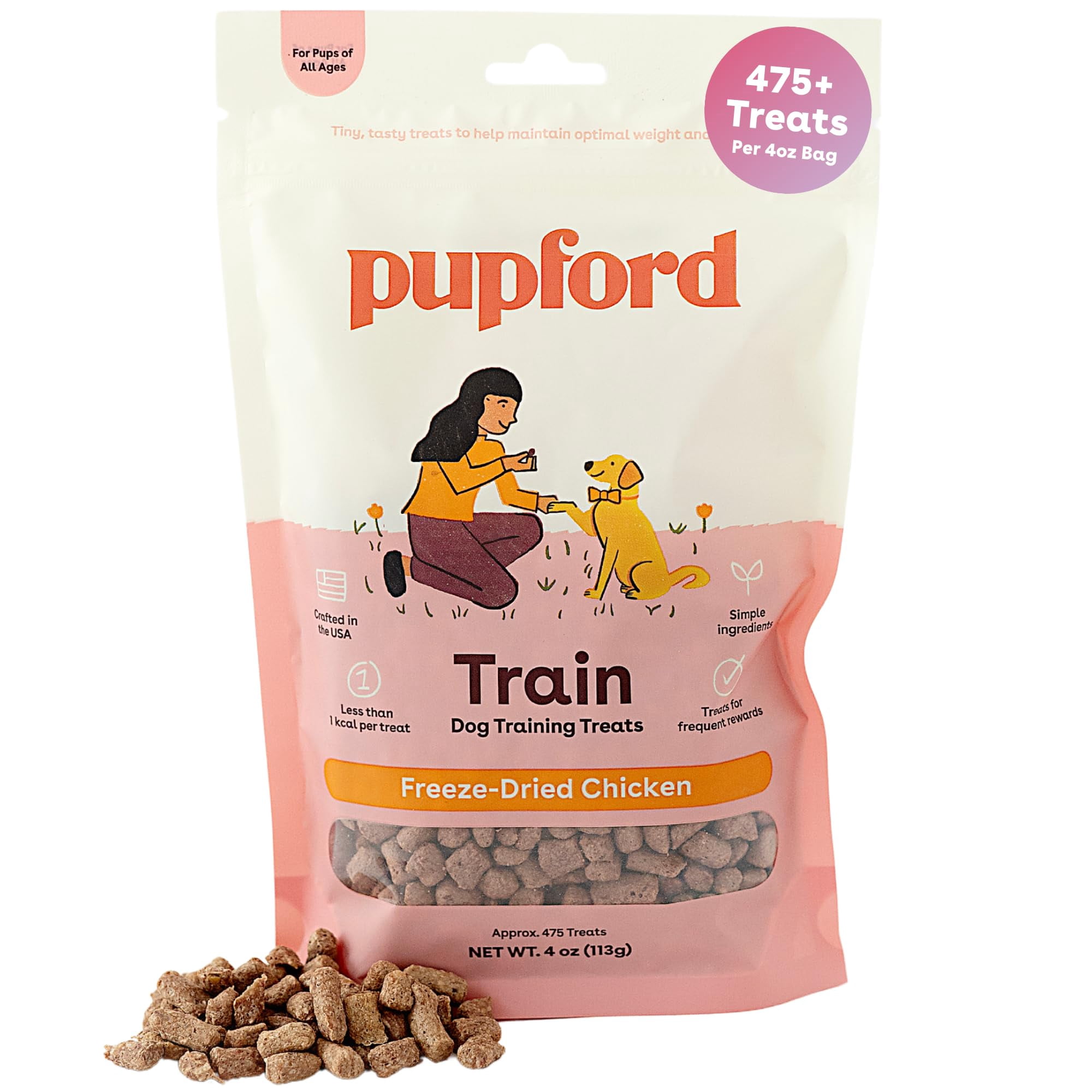 Pupford Freeze Dried Training STF9 Treats for Dogs & Puppies, 475+ Two ...