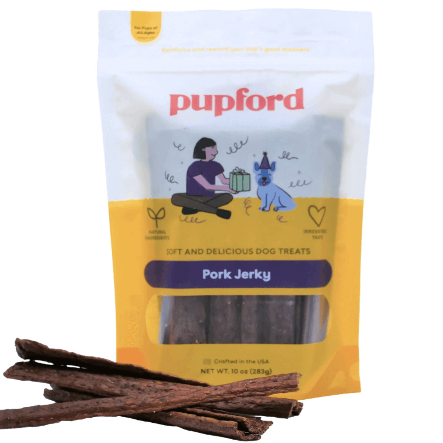 Pupford Soft Pork Jerky - 10oz - Walmart.com