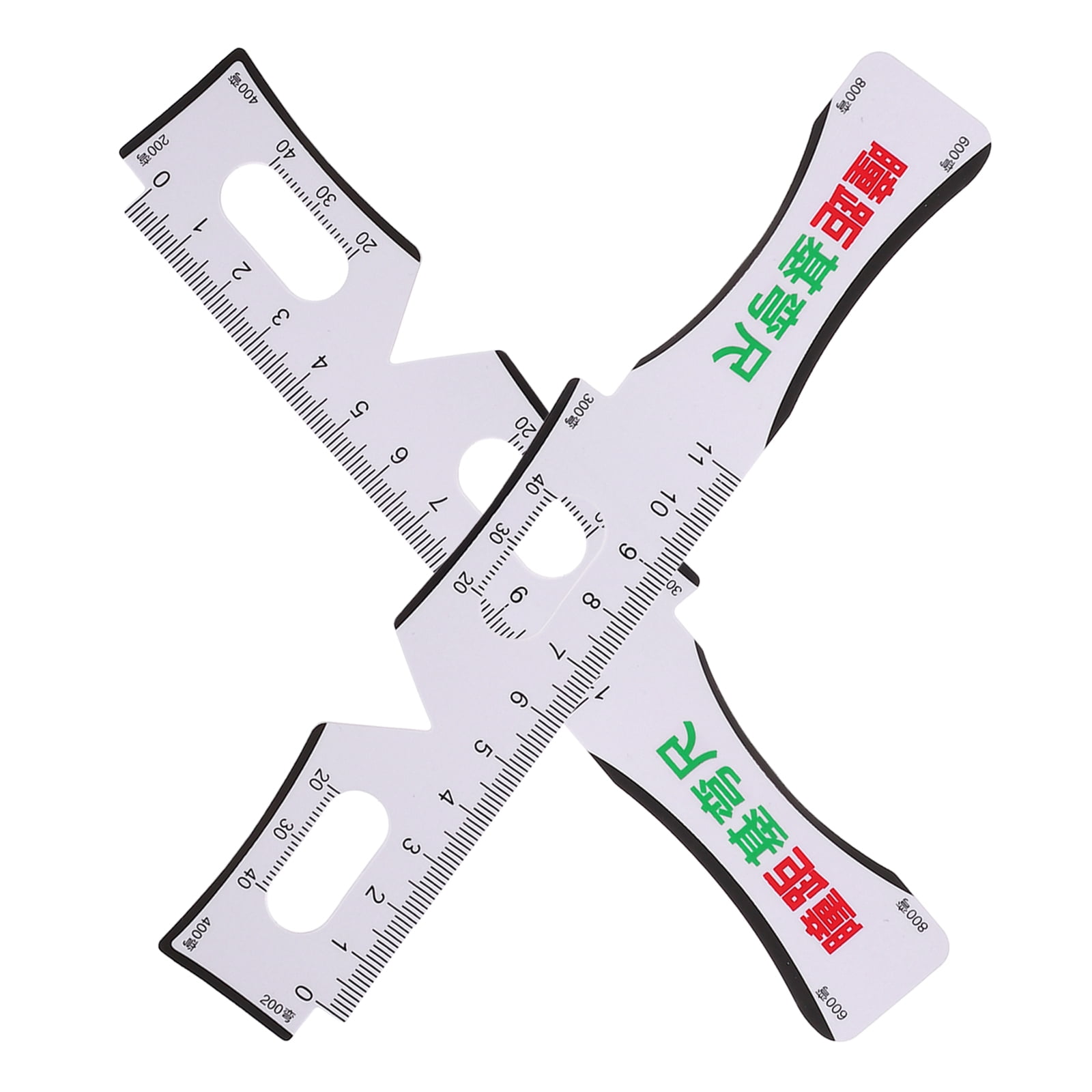 Pupil Distance Ruler Eyebrow Template Sticker Lens Distance Ruler Pupil ...