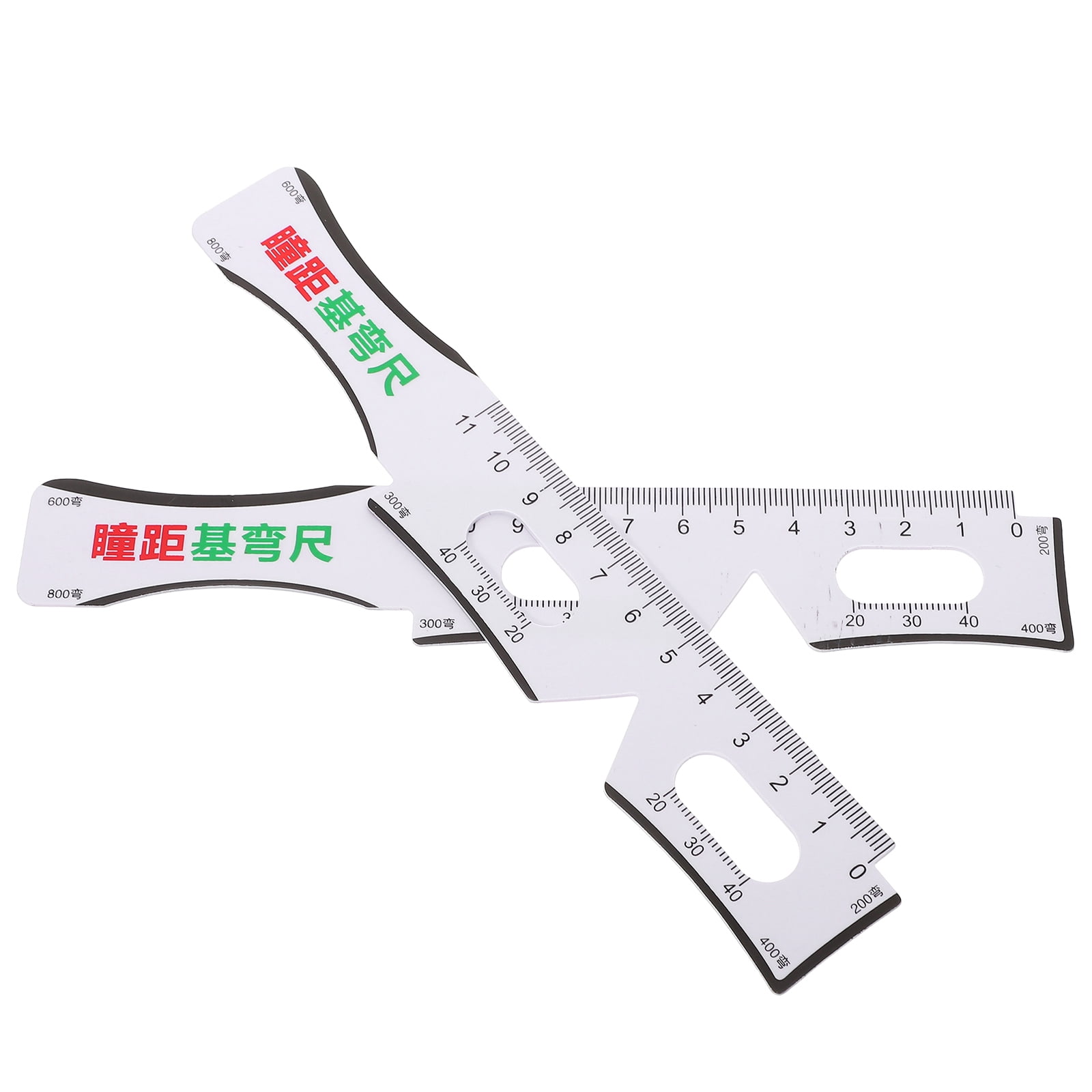 Pupil Distance Ruler Eyeglass Occluder Eyebrow Template Sticker ...