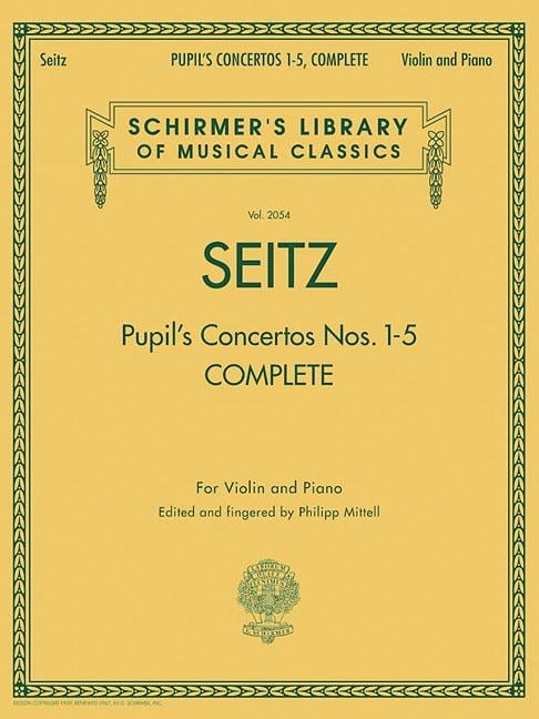 Pupil's Concertos, Complete: Schirmer Library of Classics Volume 2054 ...