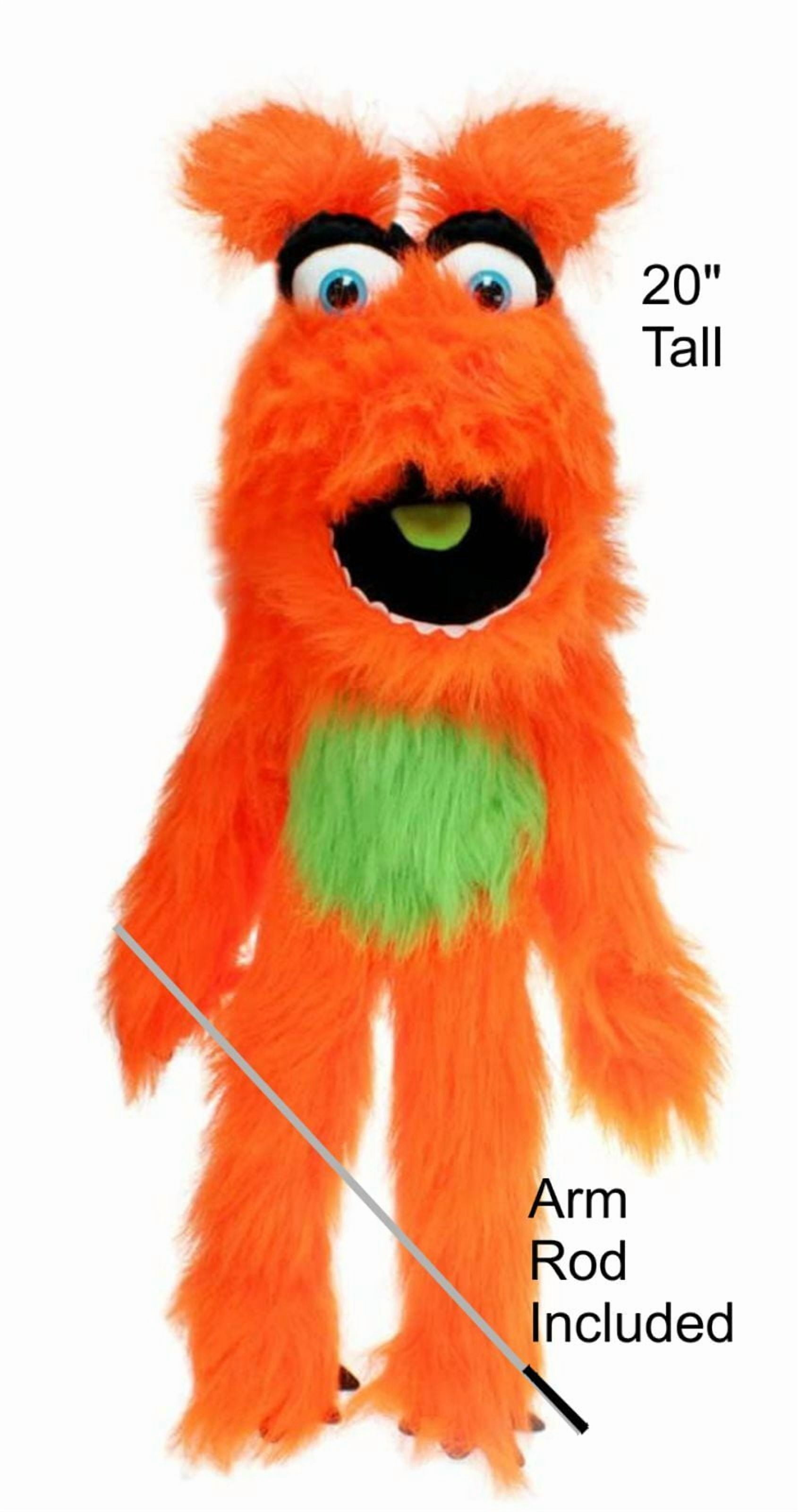 Puppet Company Monster (Orange) 20 inch Puppet with Arm Rod - Walmart.com