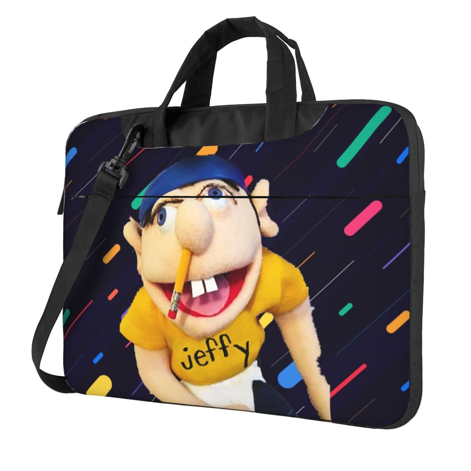 Puppet Jeffy Game Laptop Bag Portable Shoulder Laptop Case Sleeve ...