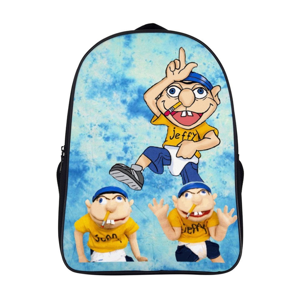 Puppet Jeffy SML Basic Backpack Schoolbag Travel Bag 2 Compartment ...