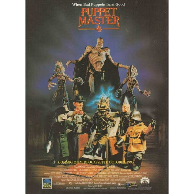 Puppet Master 4 - movie POSTER (Style B) (11" x 17") (1993) - Walmart.com