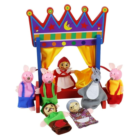 Puppet Stand Set Interactive Toys Plush Doll Model for Parties Holiday ...