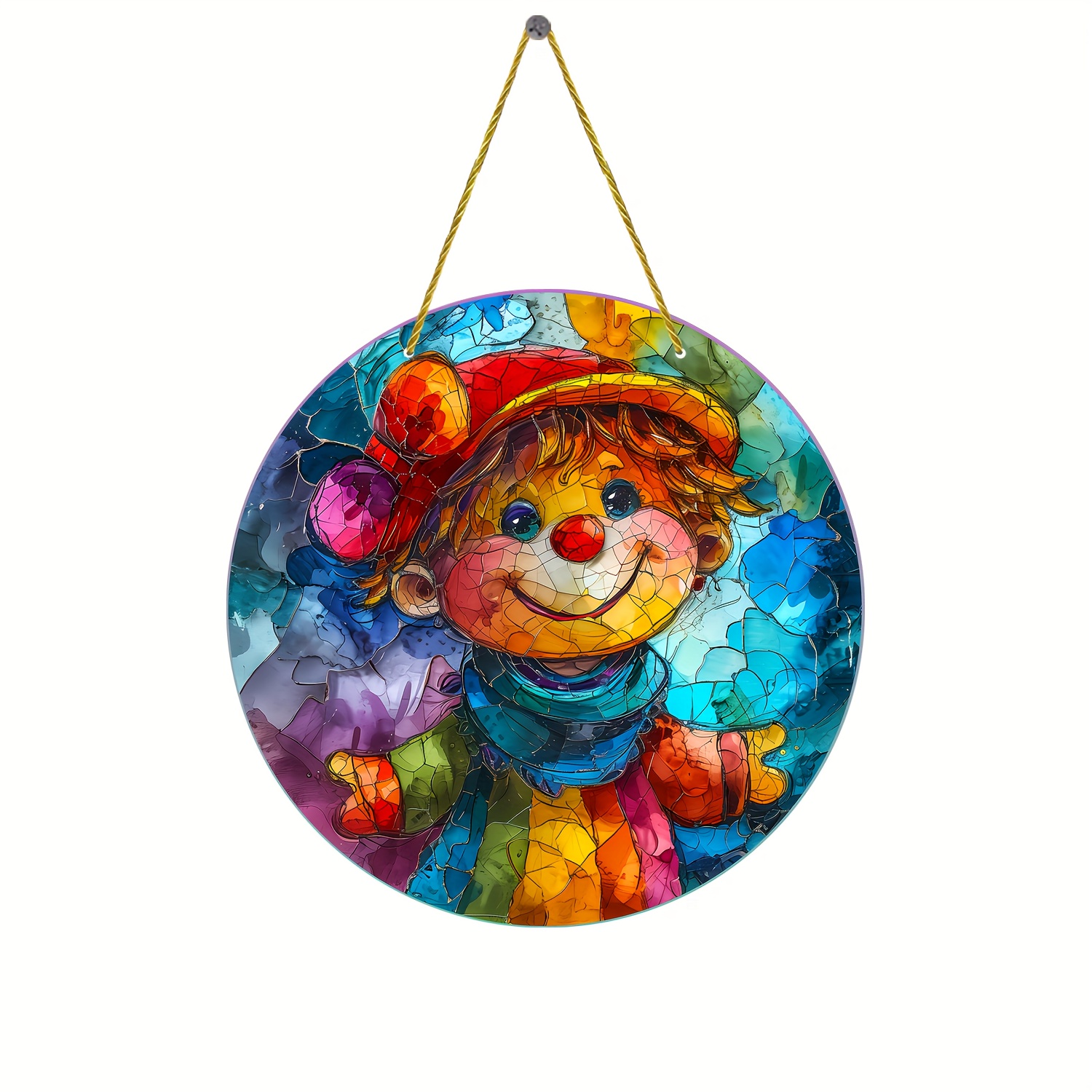 Puppet, Sun Catcher, Colorful Artificial Glass Light-Catching ...