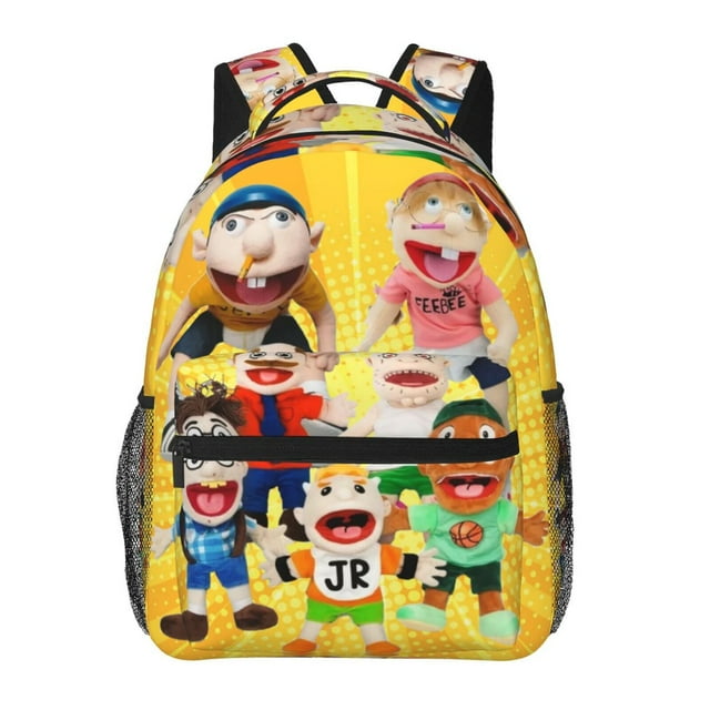 Puppets SML Jeffy Adjustable Laptop Backpack School Student Book Bag ...